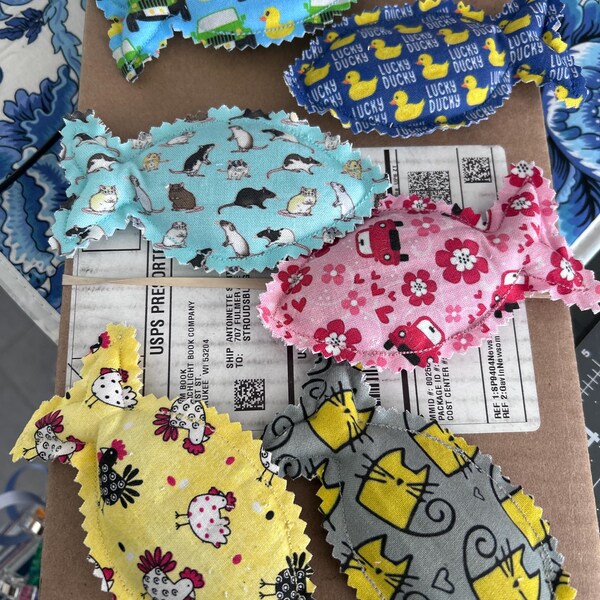 6 Pack Catnip Fish Toys - Fish Catnip Toys - Six Organic Catnip Toys ...