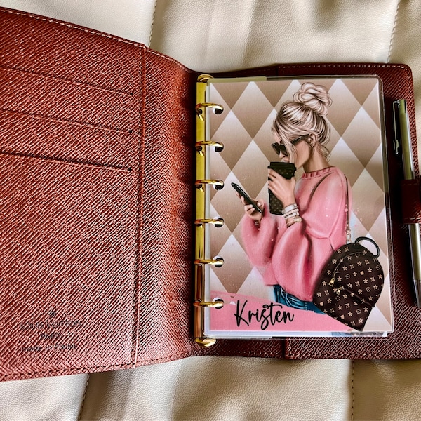 Fashion Style Girl Agenda Insert Dashboard or Cover Set for Your ...