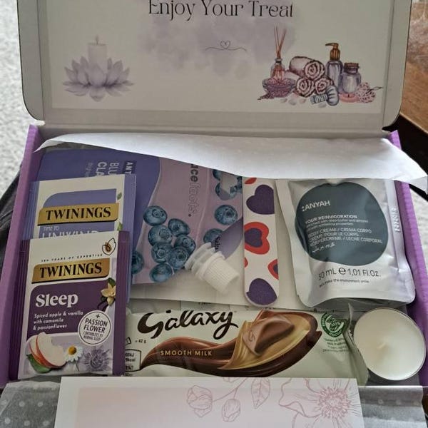 Pamper Gift Box for Her Teenage Tween Birthday Sleep Over Pamper Self ...