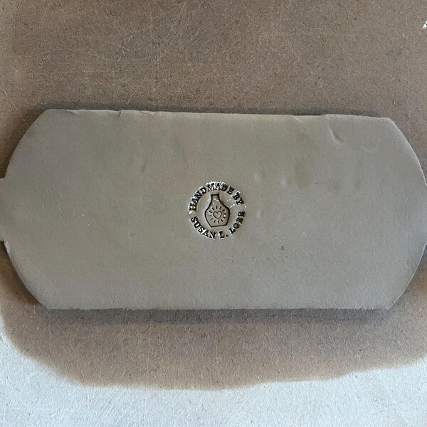 Custom Clay Stamp With Your Name, Personalized Pottery Stamp, Clay ...