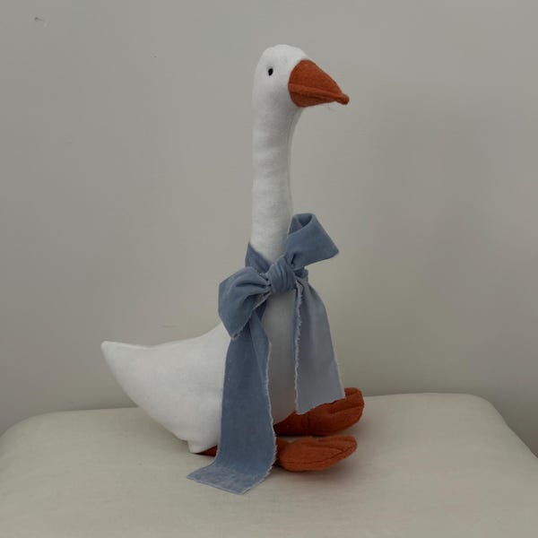 Goose Sewing Pattern, Goose Soft Toy Pattern, Stuffed Animal, Plush ...