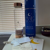 Rose Gold Stainless Steel Crystal Moon Water Bottle - Etsy Canada