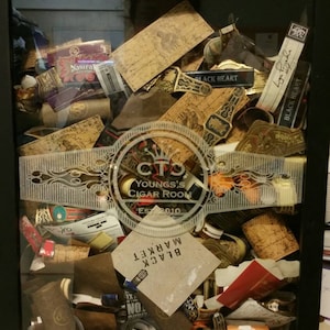 Personalized Cigar Band Shadow Box, Personalized Cigar Bands, Cigar ...
