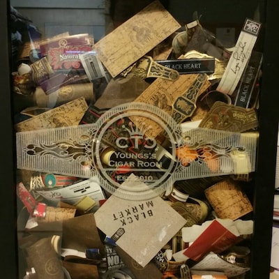 Personalized Cigar Band Shadow Box, Personalized Cigar Bands, Cigar ...