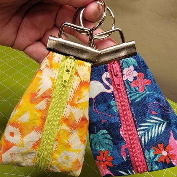 Key Fob Coin Pouch Pattern - Etsy
