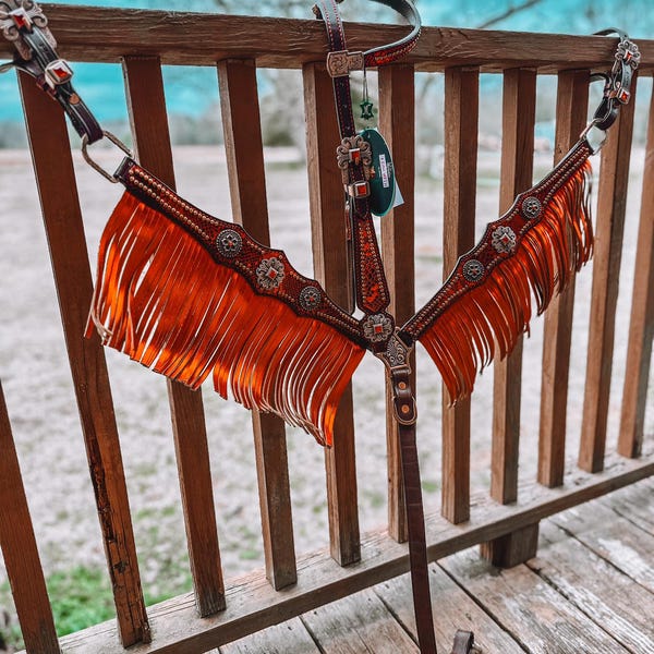 Western Saddle Tack, Real Handcrafted on Real Genuine Leather, Barrel ...