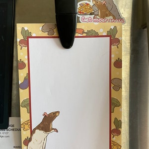 4x4 Inch Memo Pads SET Rat and Raccoon Stationery Grocery List - Etsy