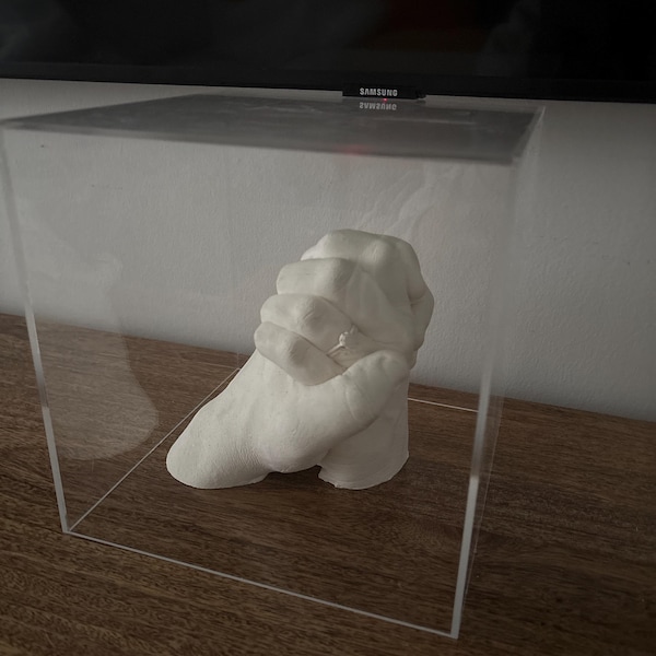 Perspex Acrylic Display Cube Box 5 Sided - Etsy UK