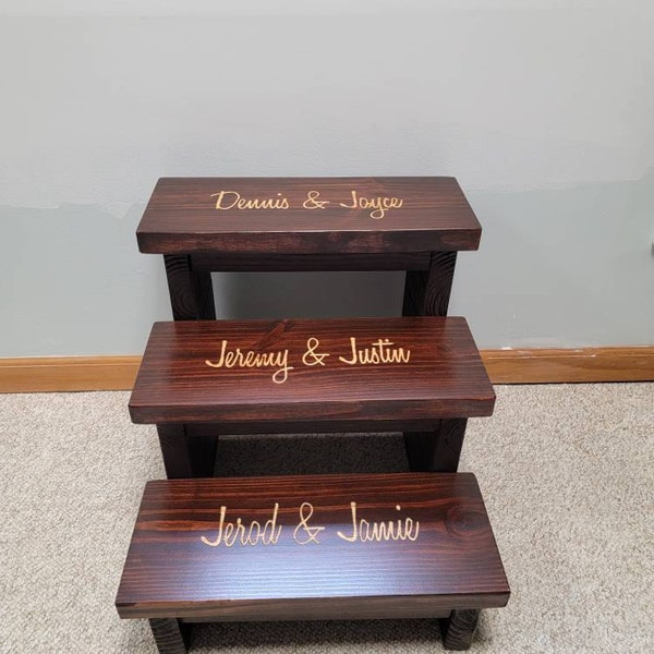 Three Step Stool - Extra Large Step Stool - Etsy