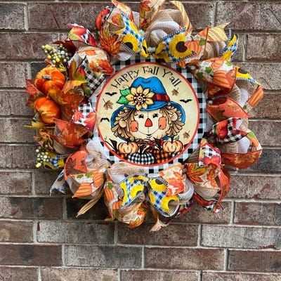 Welcome Seafoam Green Pumpkins Fall Leaves Wreath Sign-sublimation ...