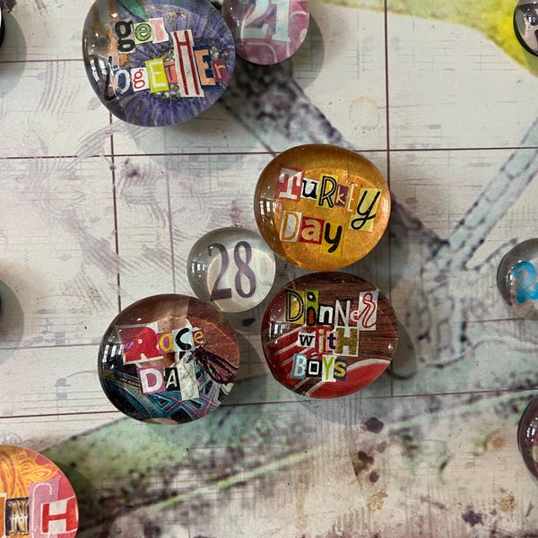 Custom Glass Magnet | Super Strong Magnet | Letter Magnet | Name Magnet ...