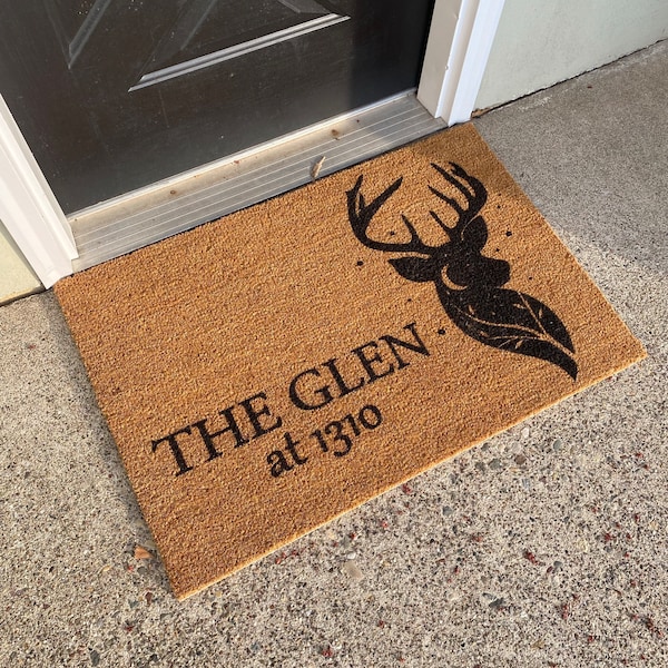 Business Logo Doormat, Personalized Doormat, Custom Welcome Mat ...