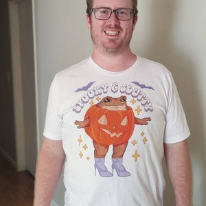 Frog Witch Embroidered Cuffed Beanie Frog Embroidered Beanie Frog Hat ...