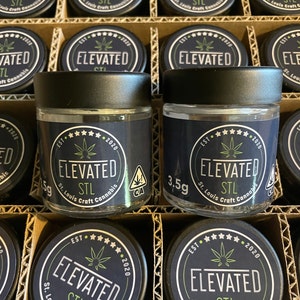 Strain Label Stickers for 3oz Eighth Jars 1.5 X 6 Jar Wrap Labels - Etsy