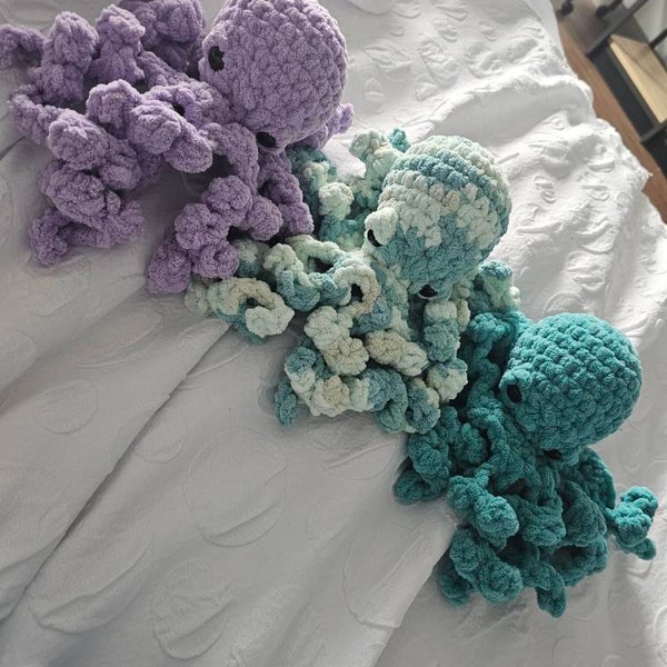 NO-SEW Crochet PATTERN: Paula the Octopus english/français - Etsy