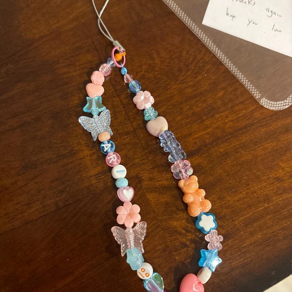 Customized Phone Chain, Personalized Phone Chain, Make Your Own Phone ...