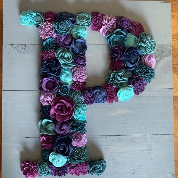 Large Rainbow Wood Flowers Heart Board. Sola Wood Flowers, Rainbow ...