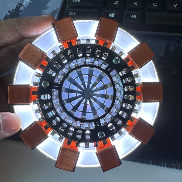 IRON MAN Arc Reactor Tony Stark's Desk Phone Stand - Stark Industries ...