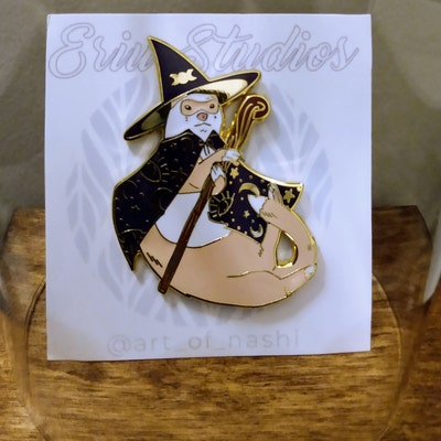 Wizard Ferret Hard Enamel Pin - Etsy