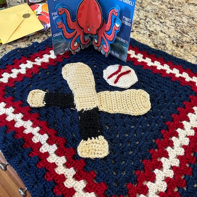 CROCHET PATTERN Baseball Bat Applique PATTERN - Etsy