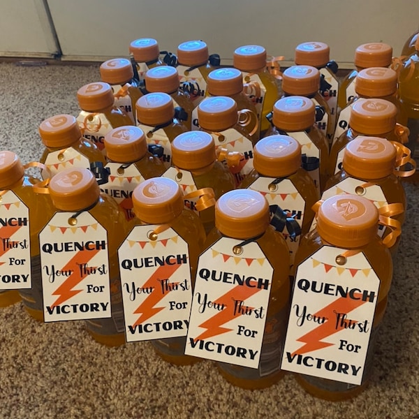 Quench Your Thirst for Victory Gift Tag – Sports and Motivation Tag ...