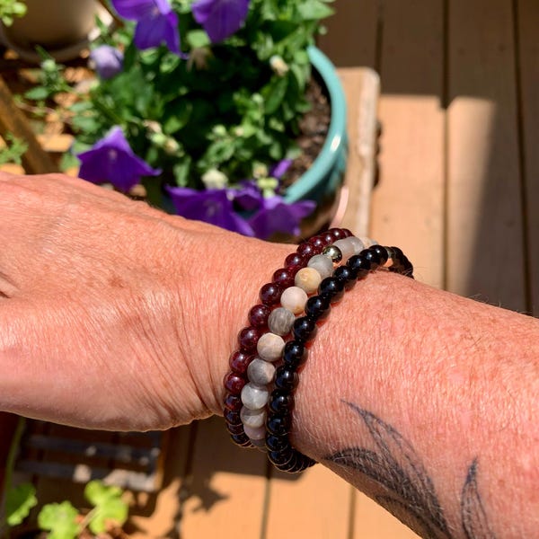 Positive Energy Bracelet, AA Natural Lapis Lazuli Gemstone Bracelet ...