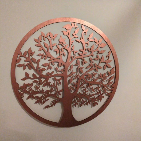 Wooden 3 Leaf Panels, Framed Leaves Wall Decor With Set of 3 Laser Cut ...