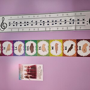 Rainbow Multicultural Curwen Kodaly Solfege Hand Signs for - Etsy