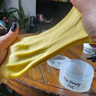 DIY Honey Pot Slime, 12oz Bee Slime, Honeybee Slime, Super Inflating ...