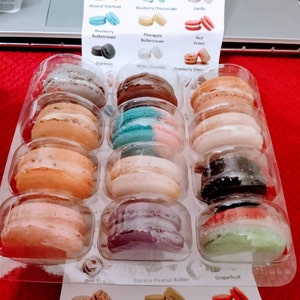 Blue Curacao Vegan Macarons Available in 4 & 12 Pack A | Etsy