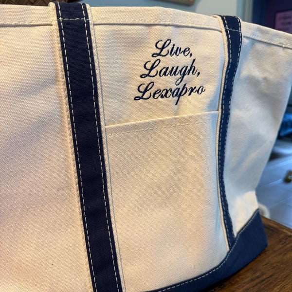 Personalized Canvas Tote, Ironic Boat Bag, Monogram Canvas Tote Bag ...