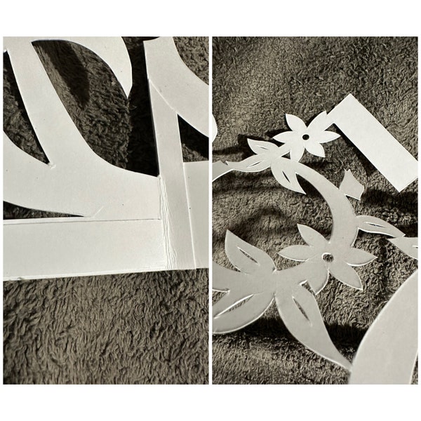 Personalised 80th 3D Paper Cut Card for a Mum/ Grandma/aunt/sister ...