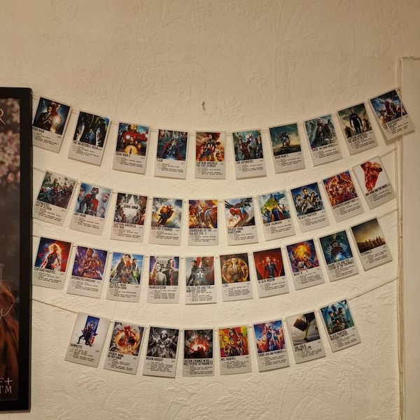Marvel MCU Mini Poster Prints, Movies and TV Shows (6x4inch), *physical ...
