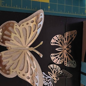 Layered 3d Butterfly Svg Bundle Paper Butterfly Template Silhouette of ...