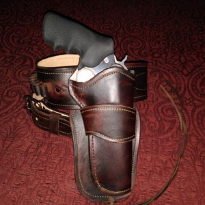 Western Leather Cowboy Holster Colt SSA Colt Python - Etsy