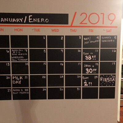 Meal Planner Chalkboard Decal, Menu Wall Decal, Refrigerator Decal ...