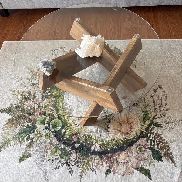 Celtic Tree of Life Chenille Large Round Area Rug, Nature Mandala ...