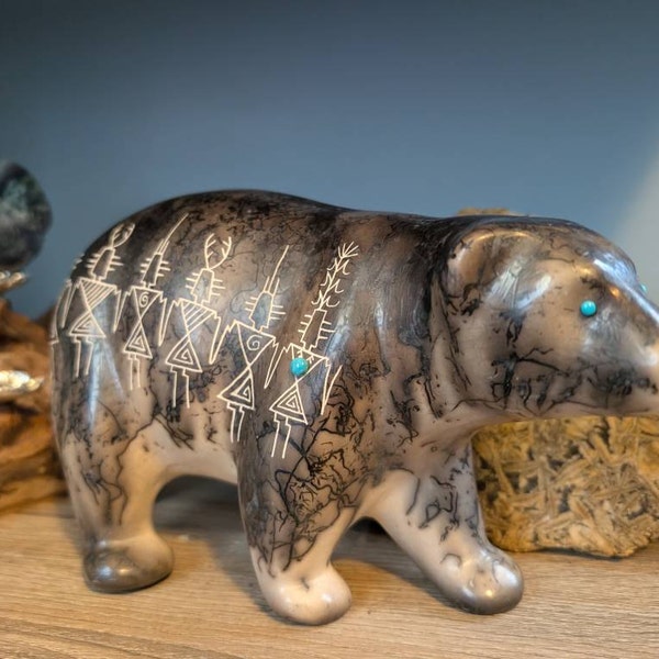 Acoma Pueblo Feather and Horsehair Pottery Flat Seed Pot – A Symbol of ...