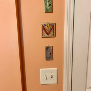 Ceramic maple leaf outlet/light covers | Etsy