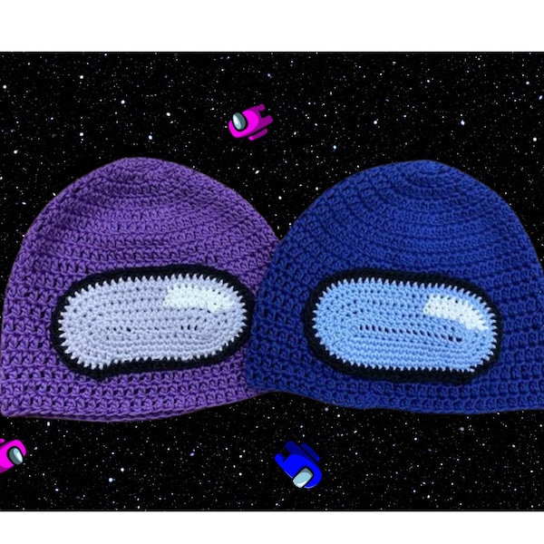 Imposter Hat Pattern - Among Us - Among Us Hat - Gamer Hat - Crochet ...