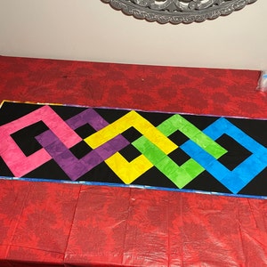 PDF Pattern for Interlocking Squares Table Runner DIGITAL - Etsy