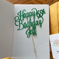 Vintage 1963 Cake Topper, Birthday Cake Topper, Birth Year Cake Topper ...