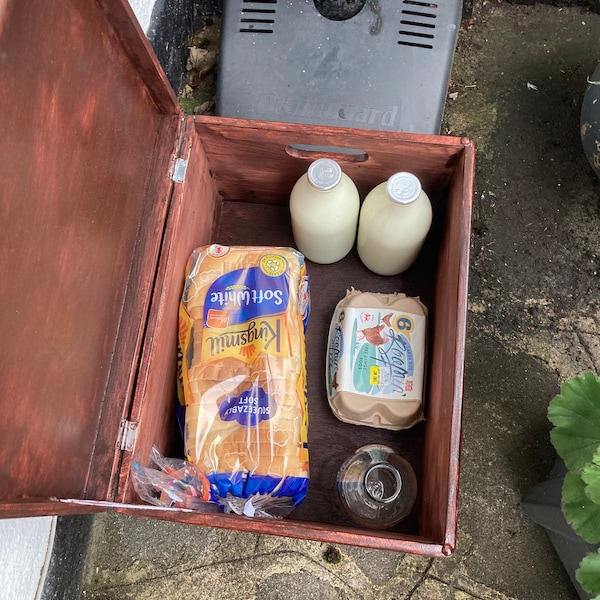 Quality Wooden Open Top Crate With Handles 40x30x14cm DD165 Storage Box ...