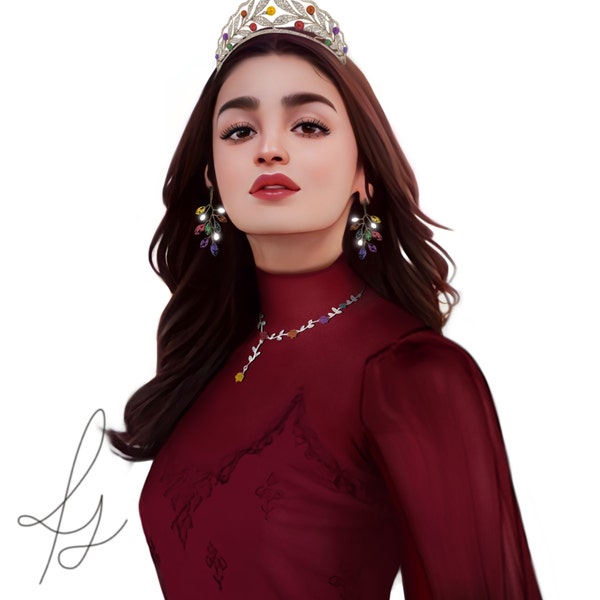 Semi- Realistic Personalized Character Portrait Commission for Original ...