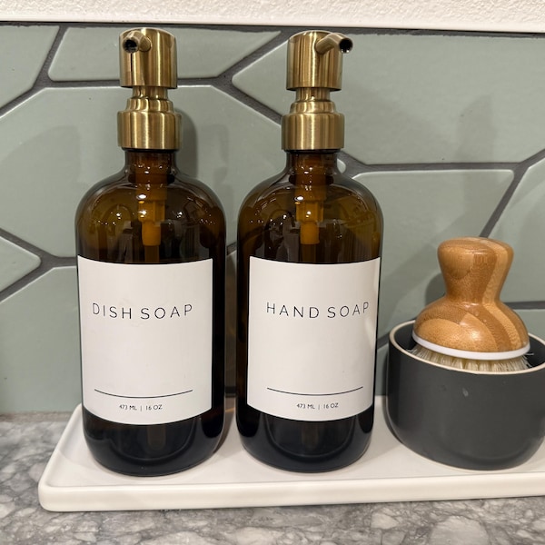 8oz Bathroom Accessories Storage Jars, Q-tip Container, Bathroom ...