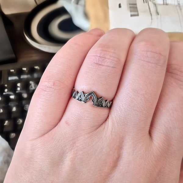 Sterling Silver Angry Wolf Signet Ring, Ring Wolf Head, Wolf Head Ring ...