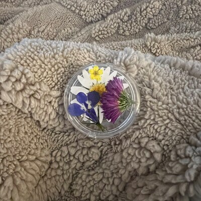 Natural Flowers Coasters,colorful Pressed Real Flowers Outdoor Coasters ...