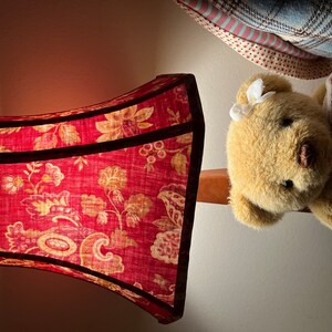Grandma Moses Bridge Lamp Shade, Lampshade Threads Onto Floor Lamp ...