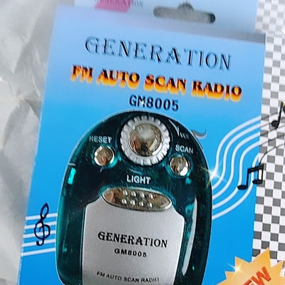 Retro Y2K Nostalgia Portable Radio Scanner FM Radio Mp3 Audio Radio ...