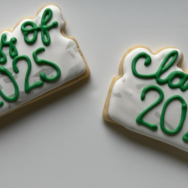 Class of or Graduation Year Cookie Cutter and Fondant Cutter and Clay ...